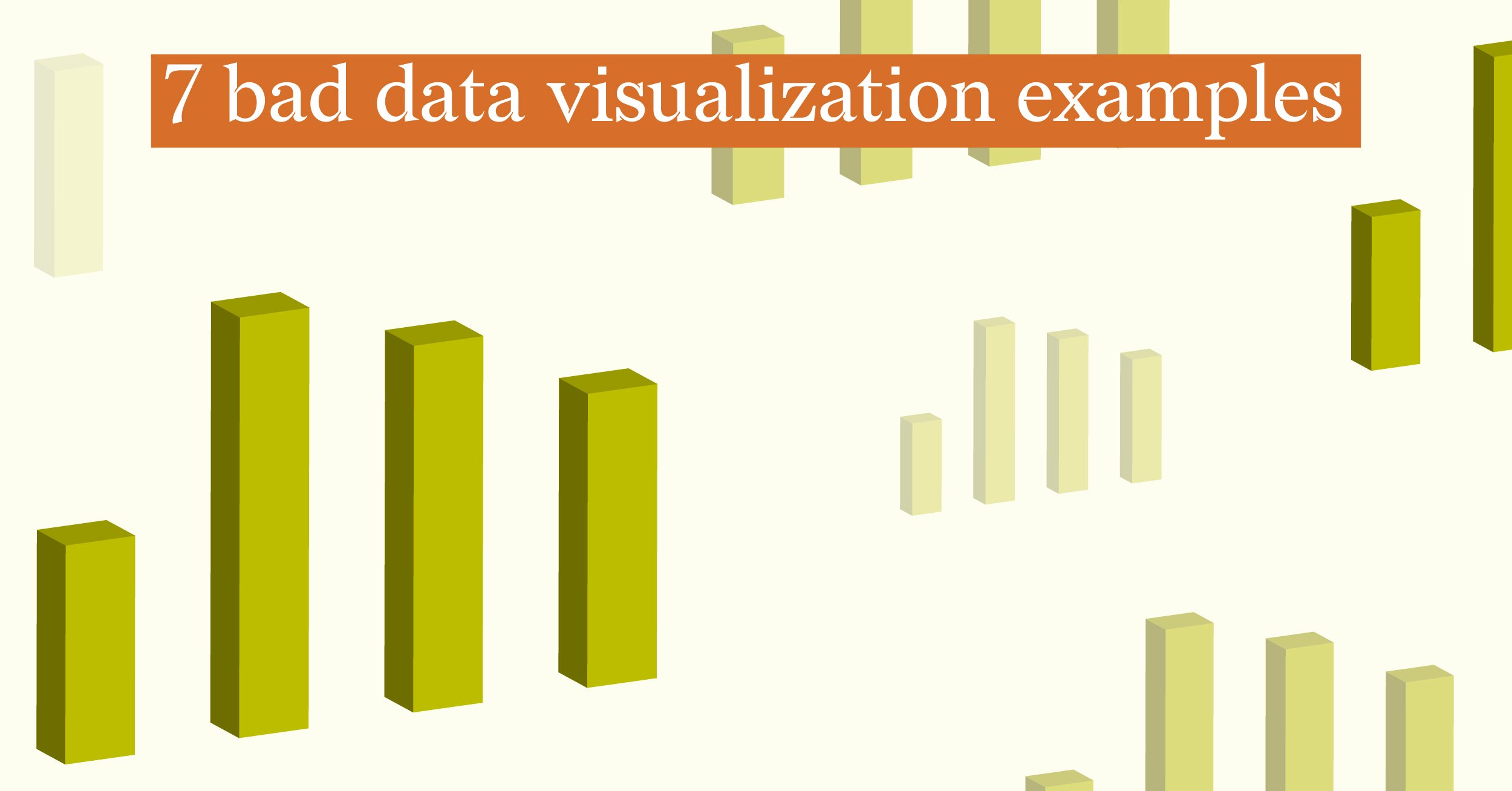 7 Bad Data Visualization Examples